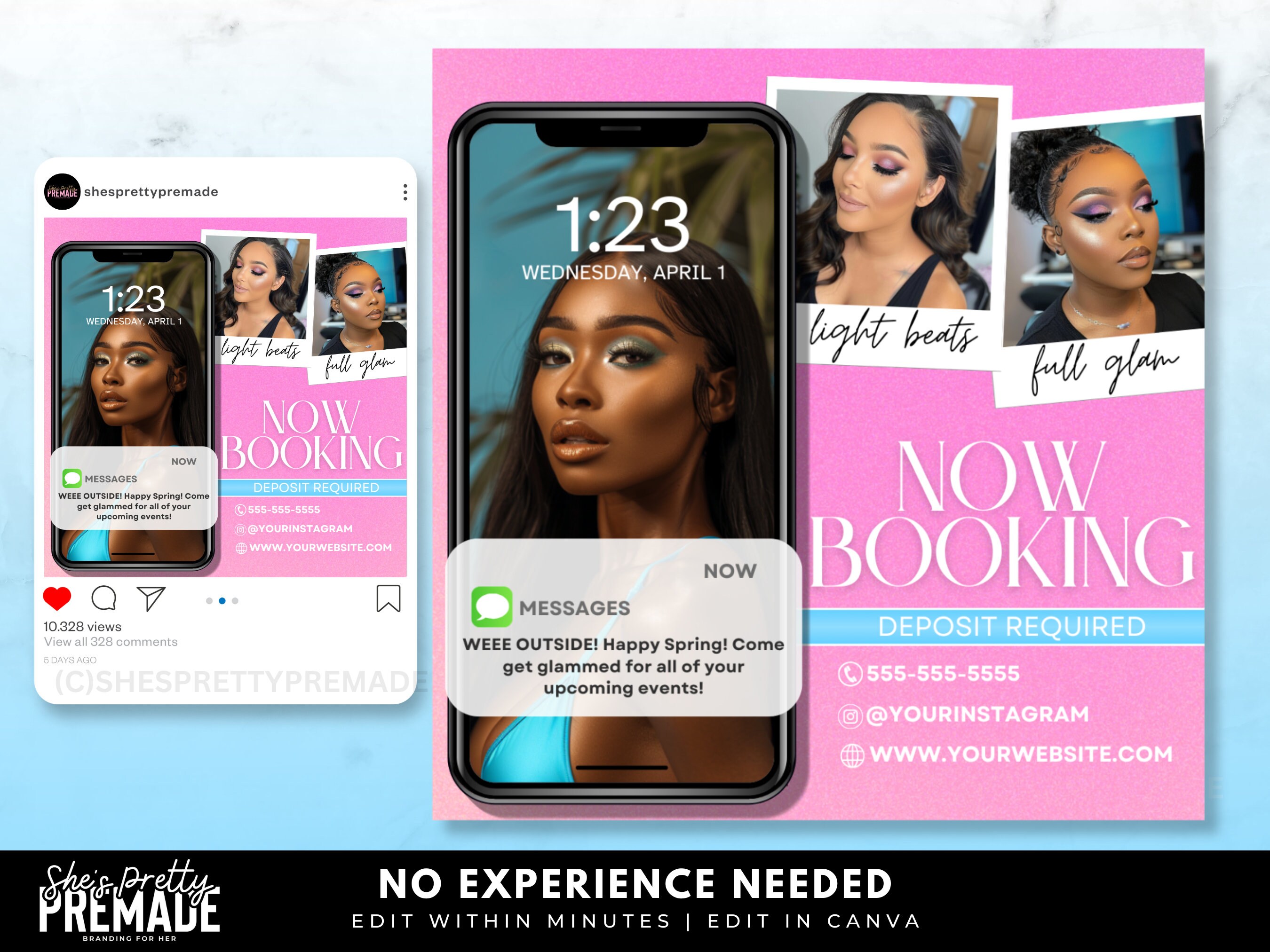 Appointments Available Flyer, Bookings Flyer, Now Booking Post, Book ...