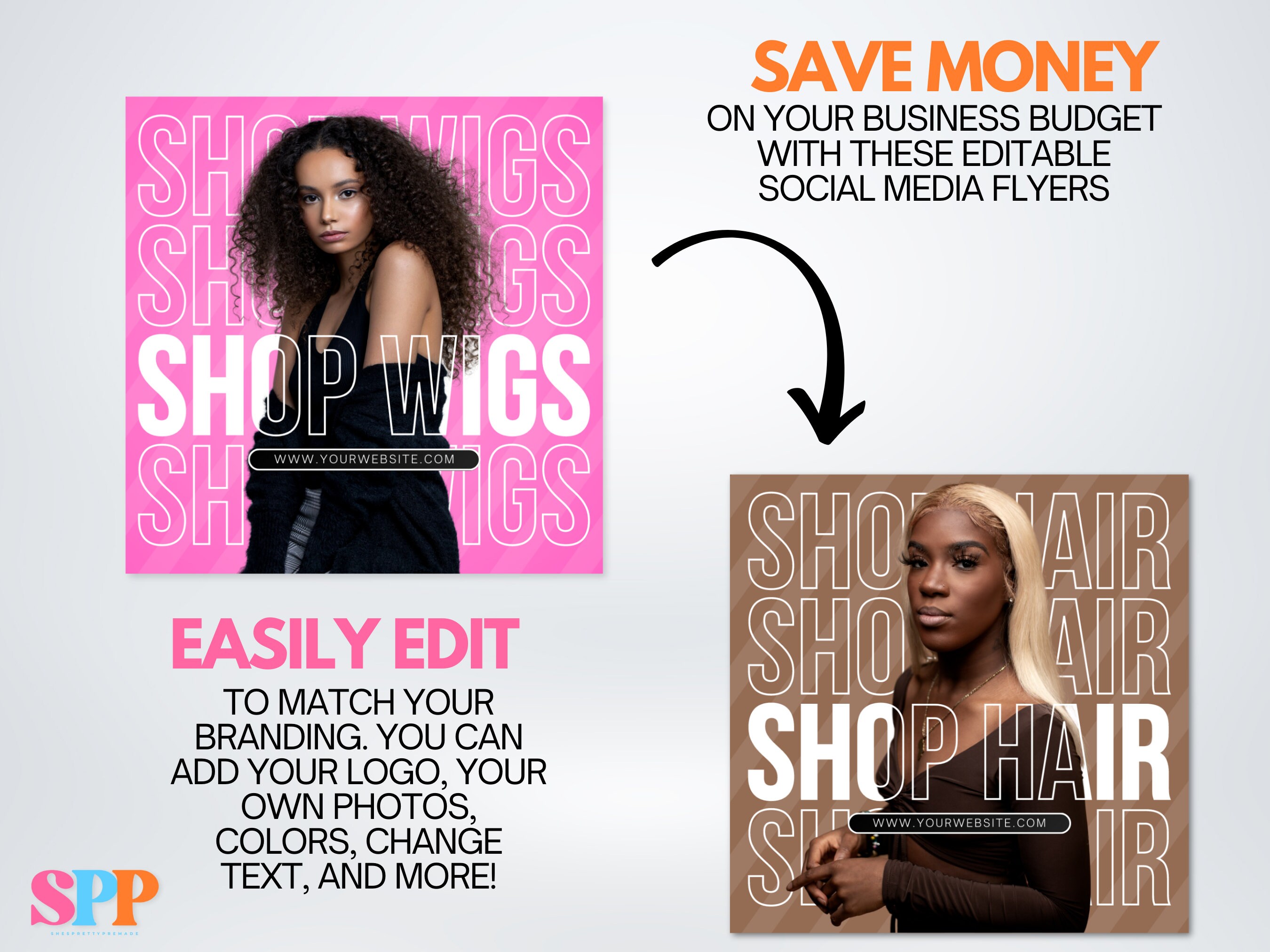 Hair Content Set Hair Branding Kit Hair Stylist Instagram - Etsy