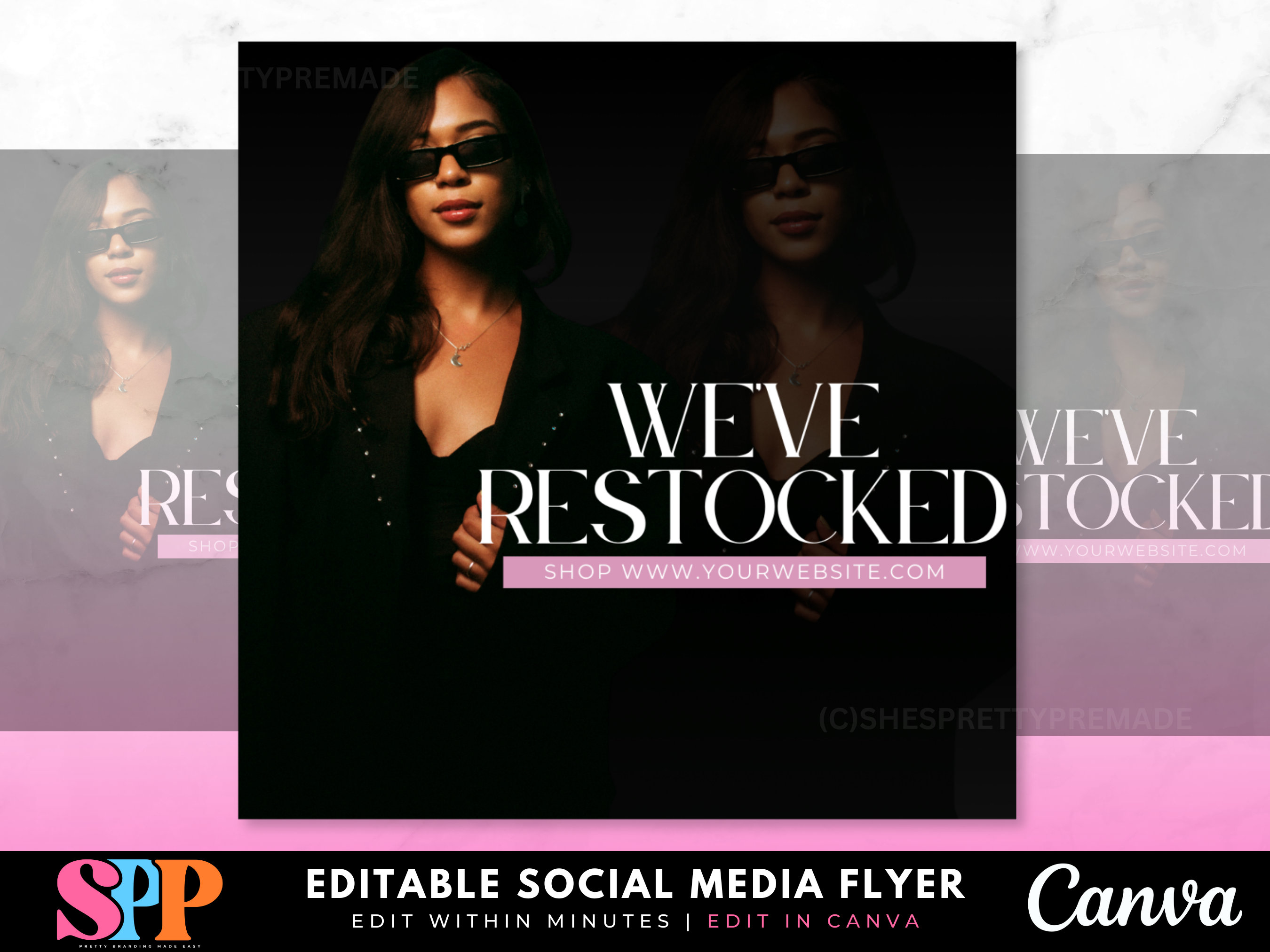 We've Restocked Flyer, Restock Flyer, Boutique Flyer, New Arrivals ...