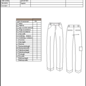 Complete Women's Trouser Measurement Guide Made on Teckpack Template ...
