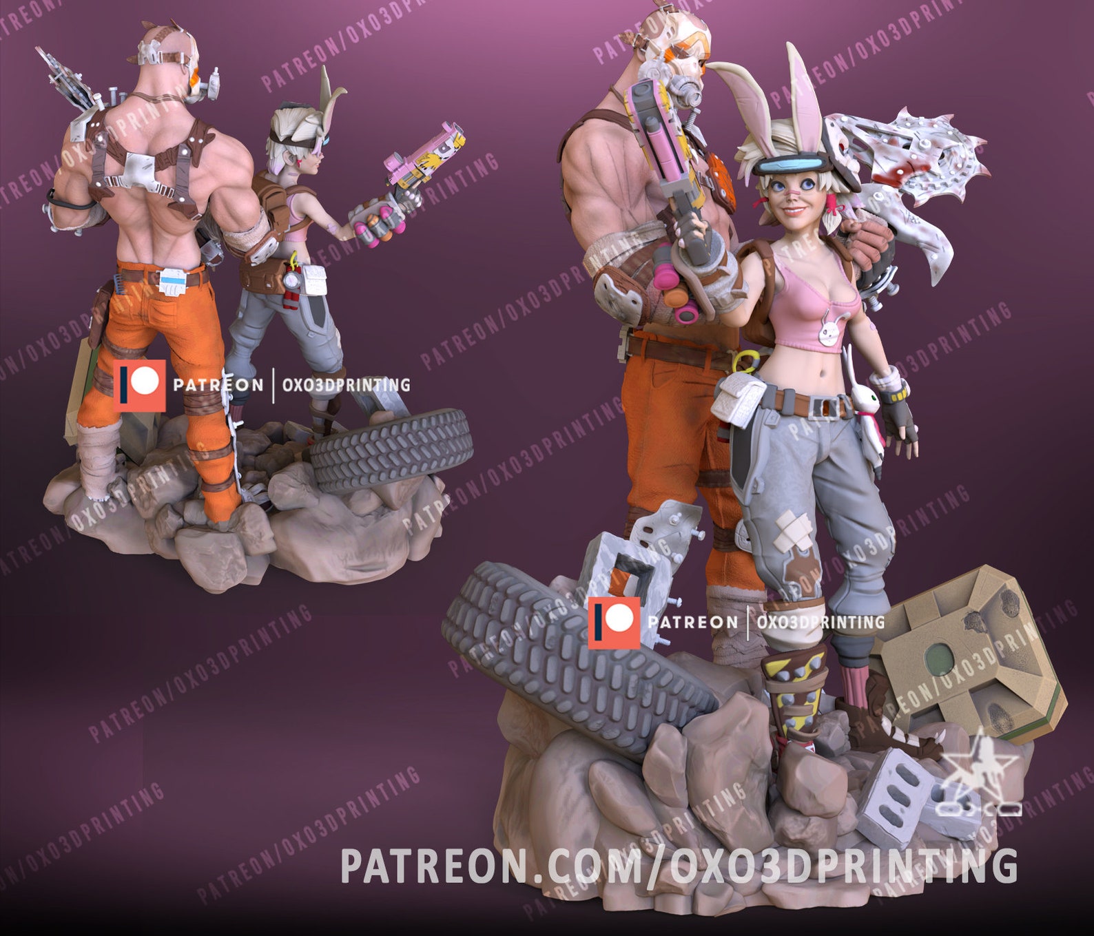 Tiny Tina Fan Art Various Sizes Sci Fi Tabletop Nsfw Etsy