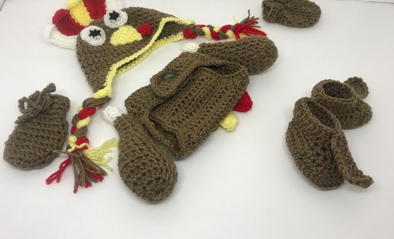 Baby Outfit Thanksgiving Party Gift Turkeys Baby Outfit Unisex Photo ...