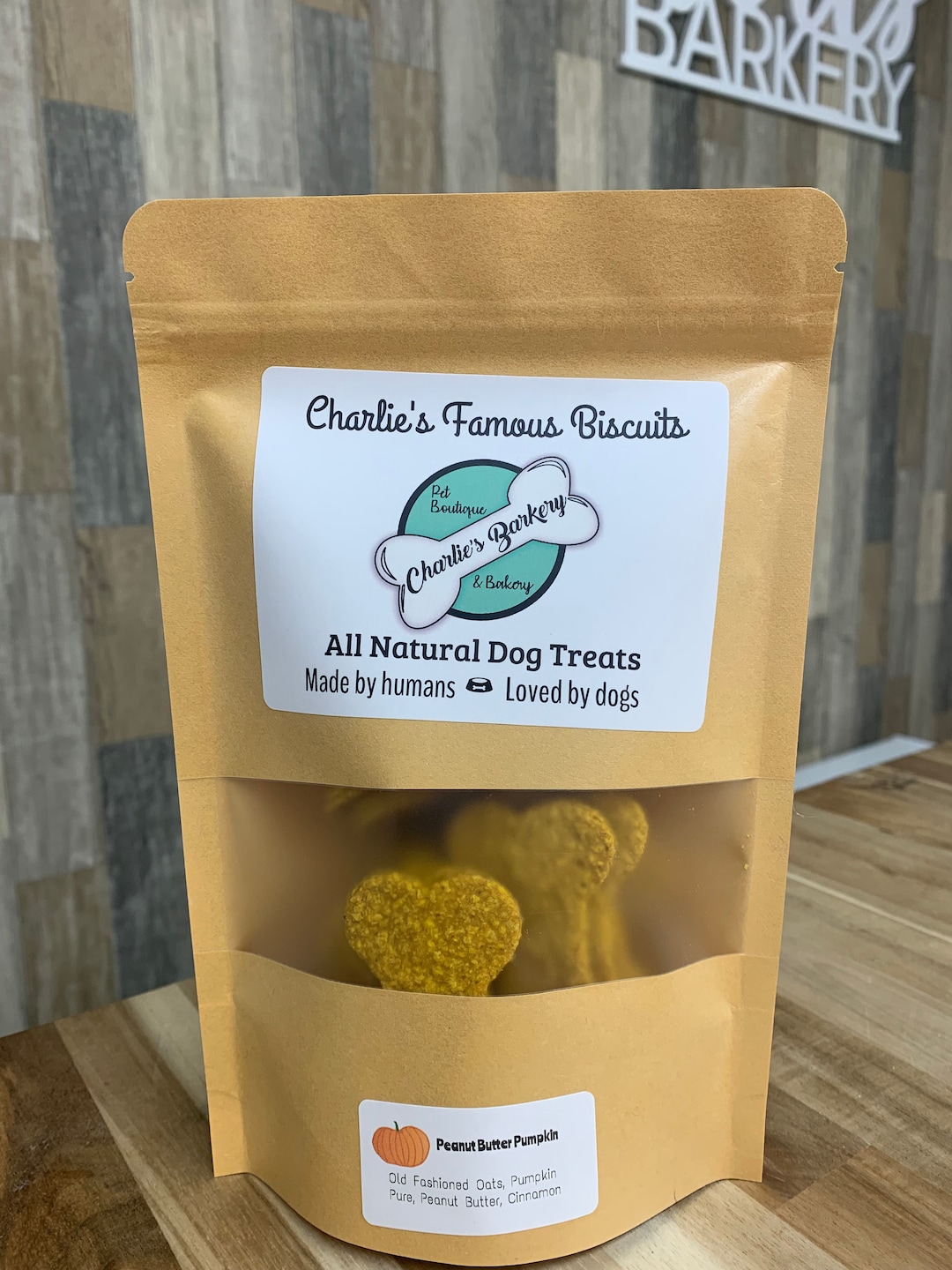 Charlie's Famous Biscuits - Peanut Butter Pumpkin - Etsy