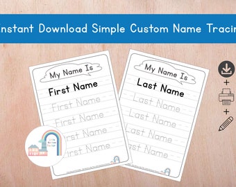 Custom Trace Printable - Etsy
