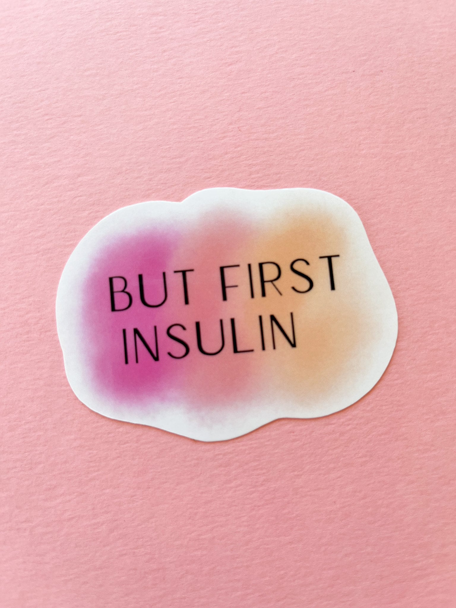 But First Insulin Die Cut Sticker Waterproof Vinyl Sticker - Etsy