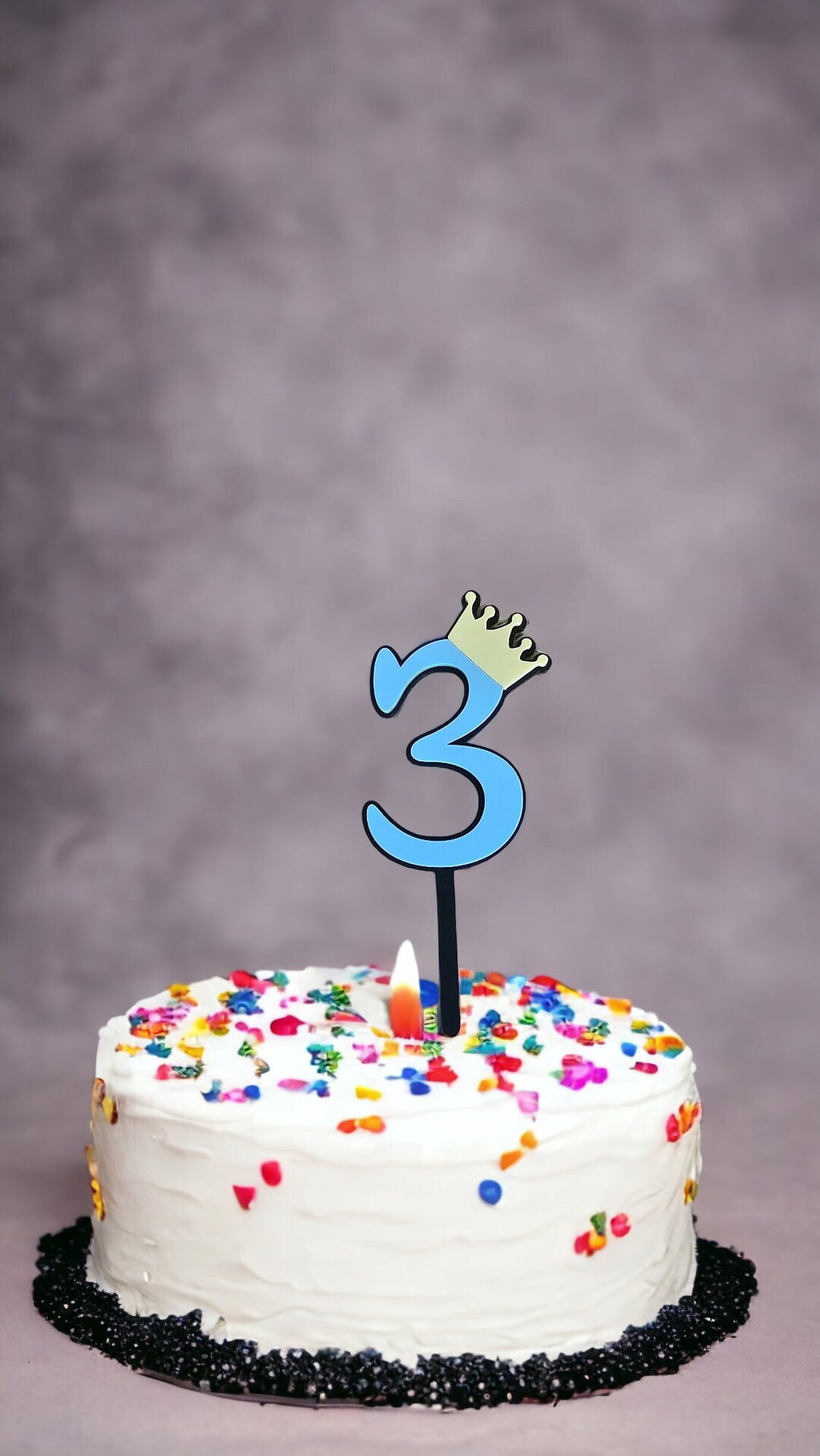 Acrylic Cake Topper Double Layered Cake Toper Acrylic - Etsy