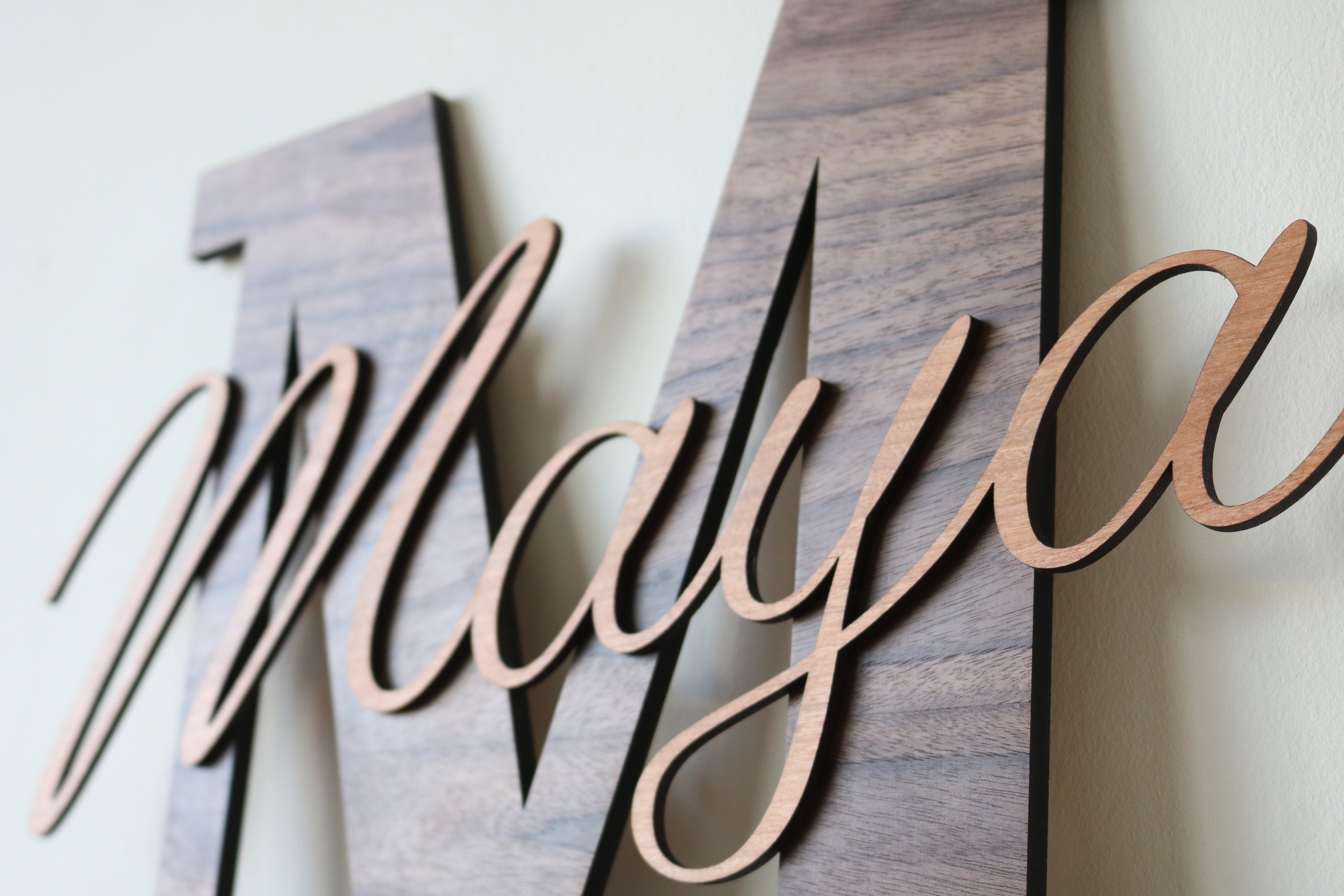 Wooden Names/ Wall Names Sign/ Personalised Door Sign/ Name - Etsy