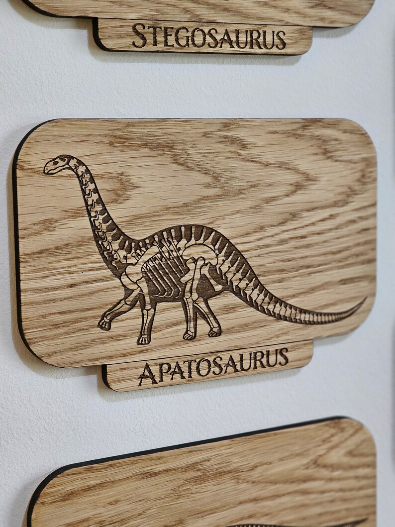 Dinosaur Wall Decor / Fossil Wall Art / Kids Room - Etsy