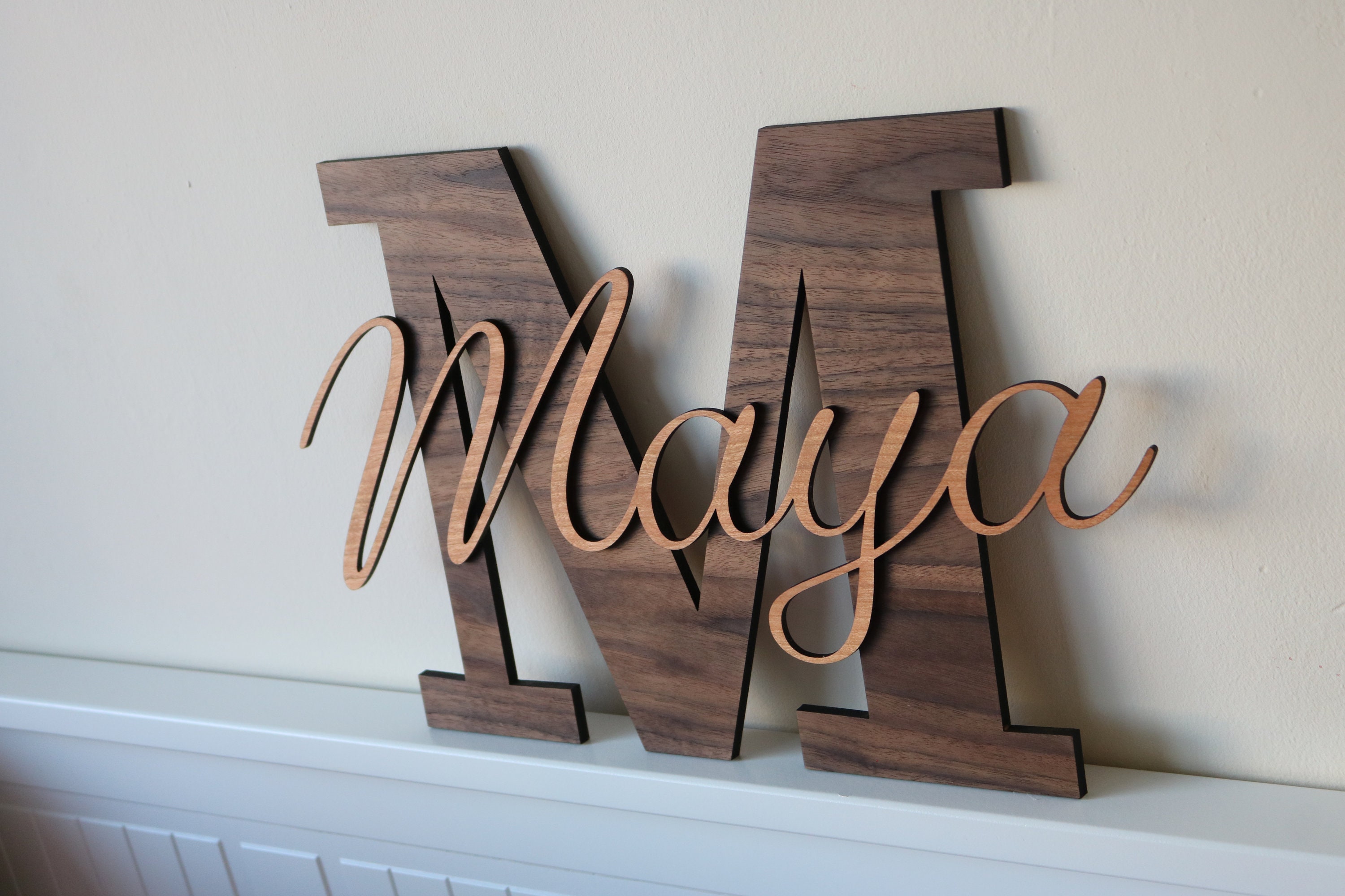 Wooden Names/ Wall Names Sign/ Personalised Door Sign/ Name - Etsy