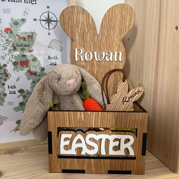 Wooden Easter Basket - Etsy