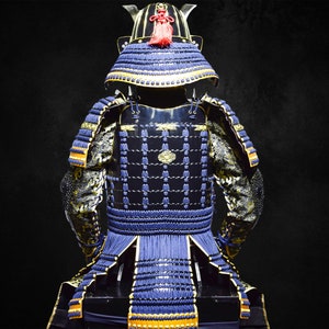 Edo Period Blue Samurai Armor Fully Functional and Wearable - Etsy