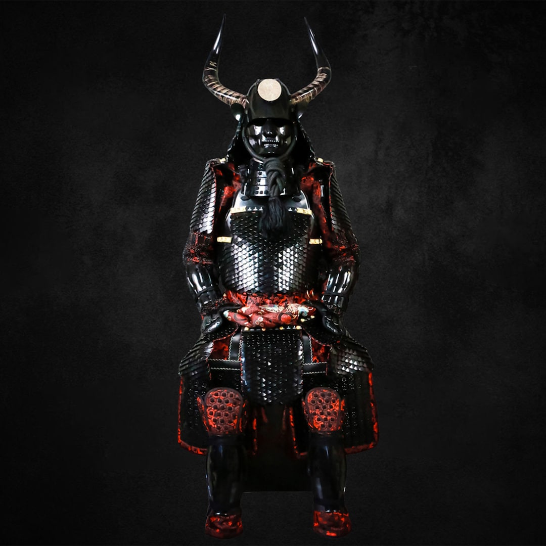 Dragon Scale Samurai Armor With Horns - Etsy
