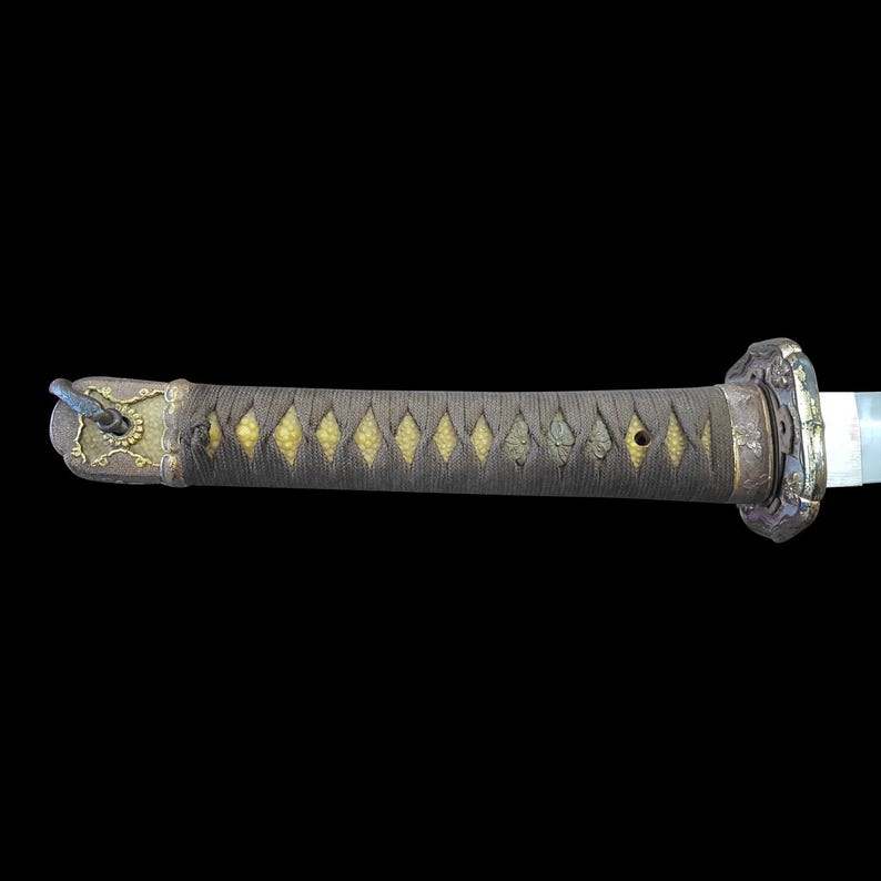 Authentic WWII Japanese Katana Ichihara Nagamitsu Handmade Samurai ...