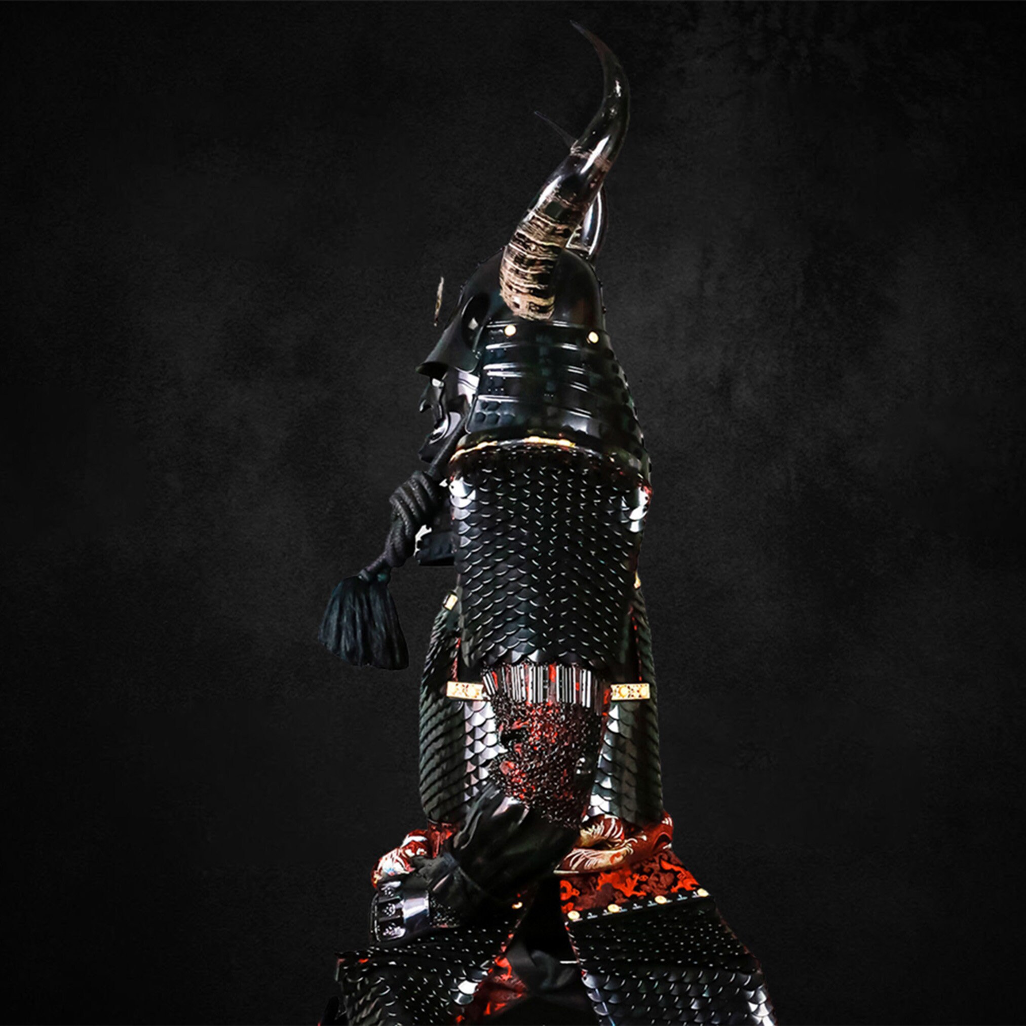 Dragon Scale Samurai Armor With Horns - Etsy
