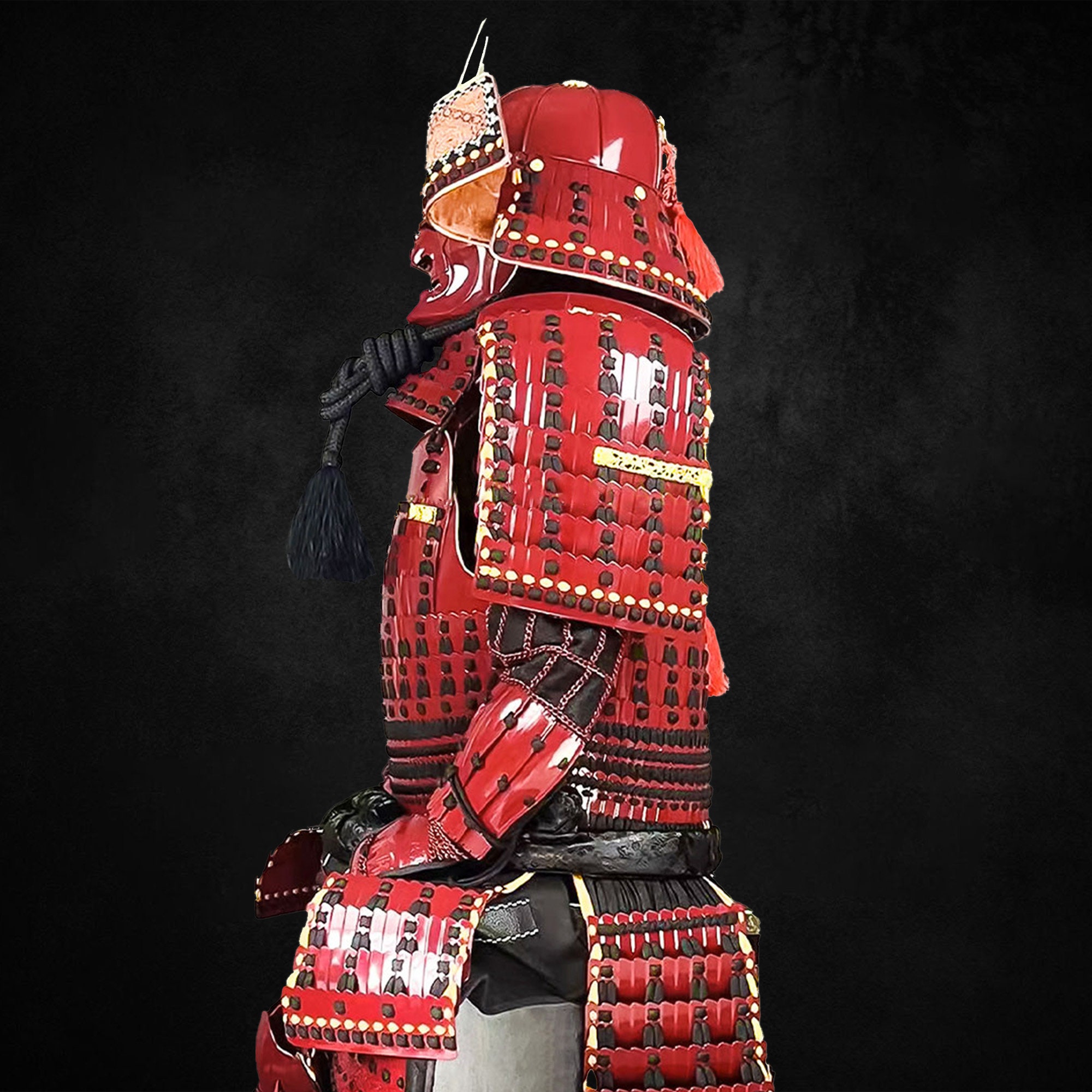 Sengoku Period Red Samurai Armor Fully Functional and Wearable - Etsy