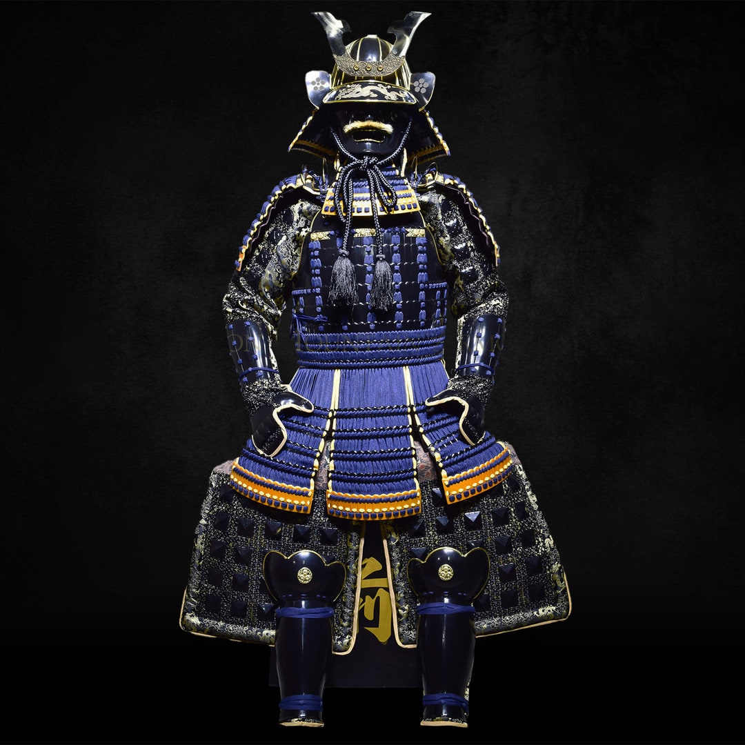 Edo Period Blue Samurai Armor Fully Functional and Wearable - Etsy