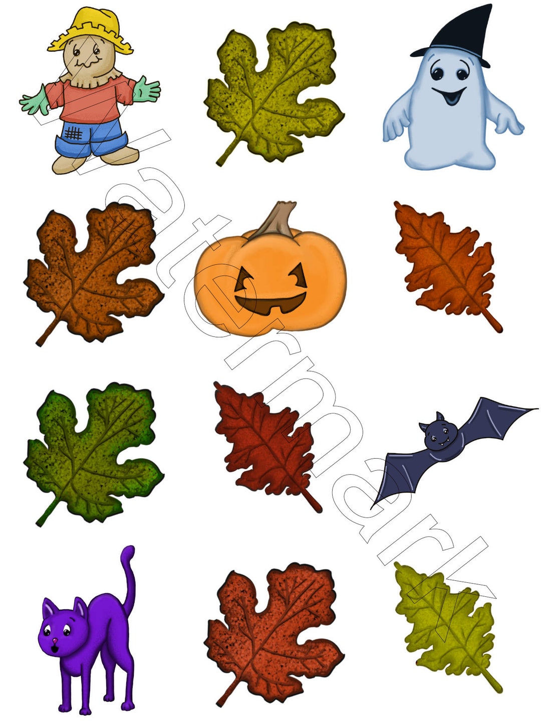 Digital Download- 24 Halloween/fall Images - Etsy