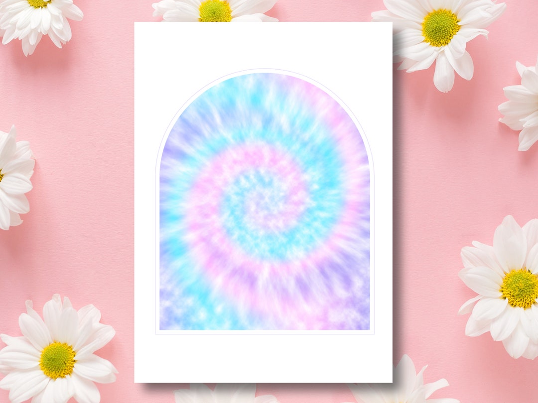 Tattoo Decal For Omnipod Insulin Pump For Diabetes Pastel Tie Dye Etsy Uk