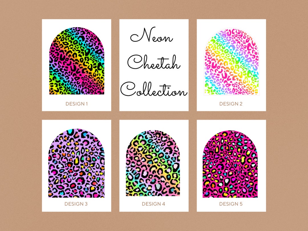 Neon Cheetah Omnipod Tattoo Collection Set Of 5 Omnipod Tattoo Omnipod