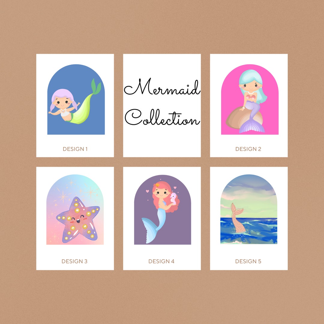 Mermaid Omnipod Tattoo Collection Set Of 5 Omnipod Tattoo Etsy