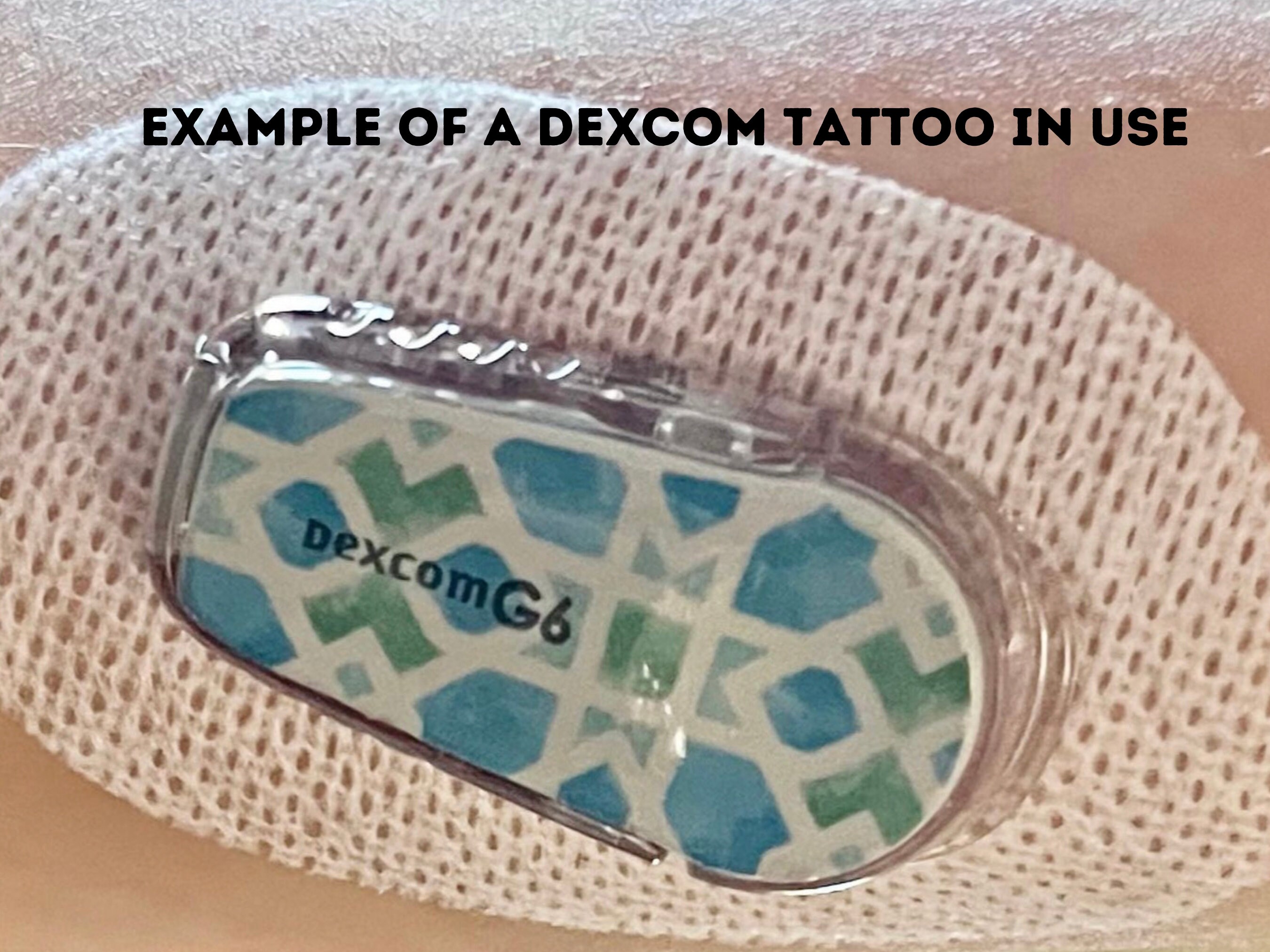 Dexcom G7 Tattoo Decal Accassorie for GCM Green - Etsy