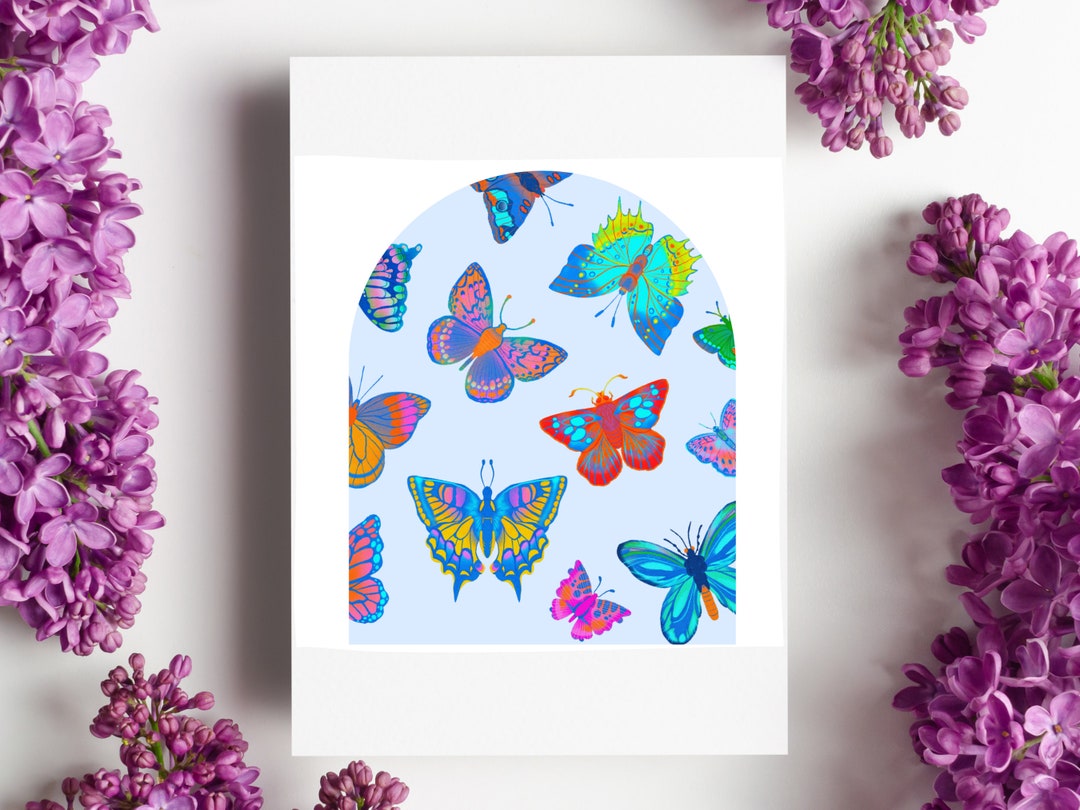 Omnipod Tattoo Blue Butterfly Decal Etsy