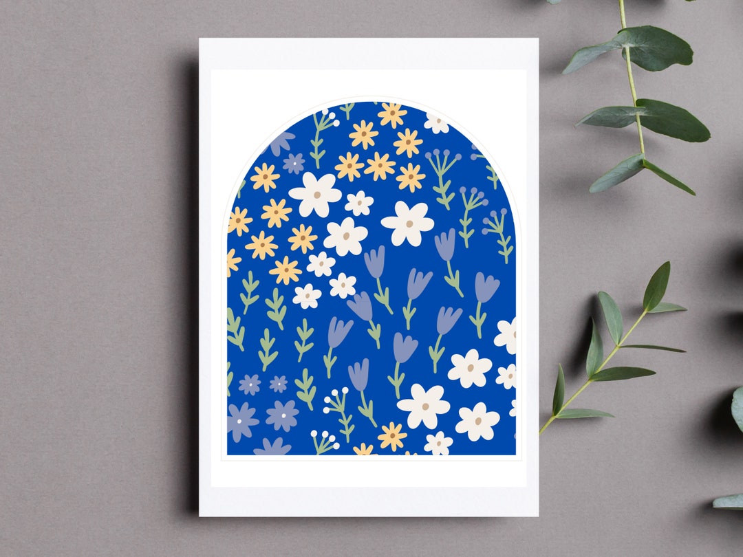 Tattoo Decal For Omnipod Insulin Pump For Diabetes With Blue Flowers Etsy