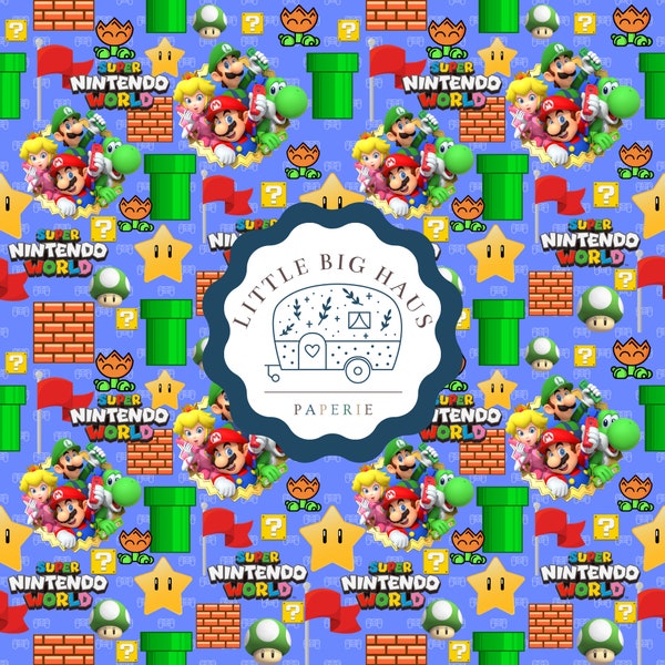 Super Mario Seamless Png - Etsy