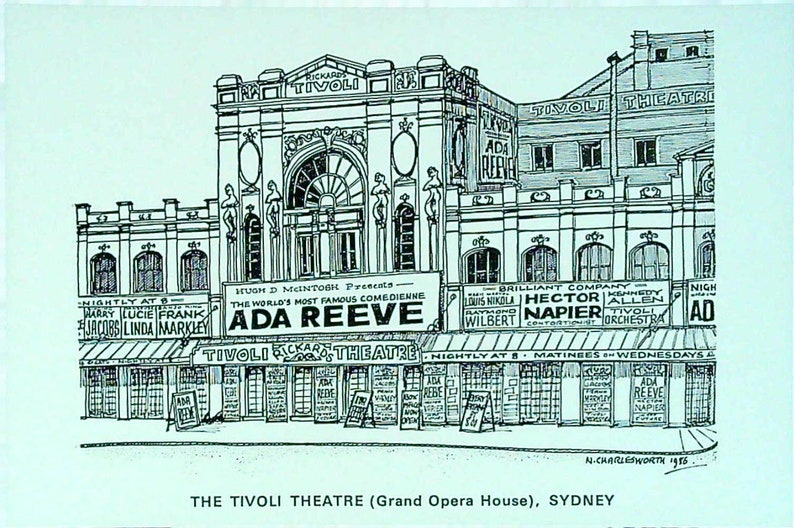 Tivoli Theatre (grand Opera House) Sydney S3 - Etsy