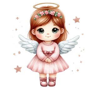 Cute Angels Clipart, High Quality Pngs, Adorable Angel PNG, Heavenly ...