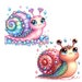 12 PNG Snail Clipart, Watercolor Baby Snail Clip Art Illustration ...