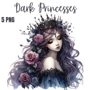 Dark Princess Clipart, PNG, Gothic Princess Clipart, Mythology Art ...