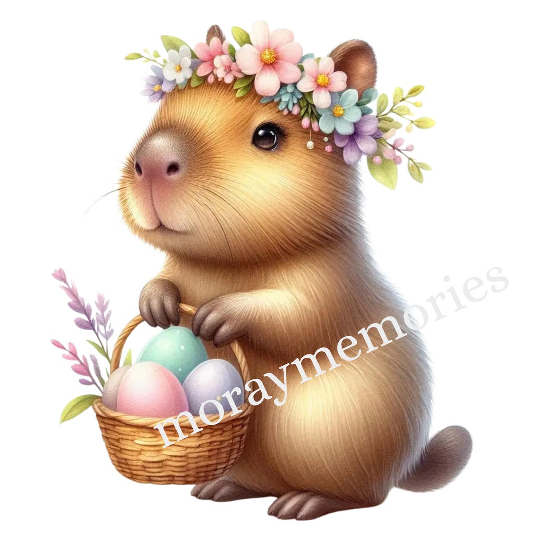 Cute Easter Forest Animals PNG Clipart Set, Baby Woodland Animals ...