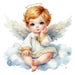 Cute Angels Clipart, High Quality Pngs, Adorable Angel PNG, Heavenly ...