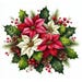 Poinsettia Clipart Bundle | Christmas Flower Watercolor Jpgs Holiday ...