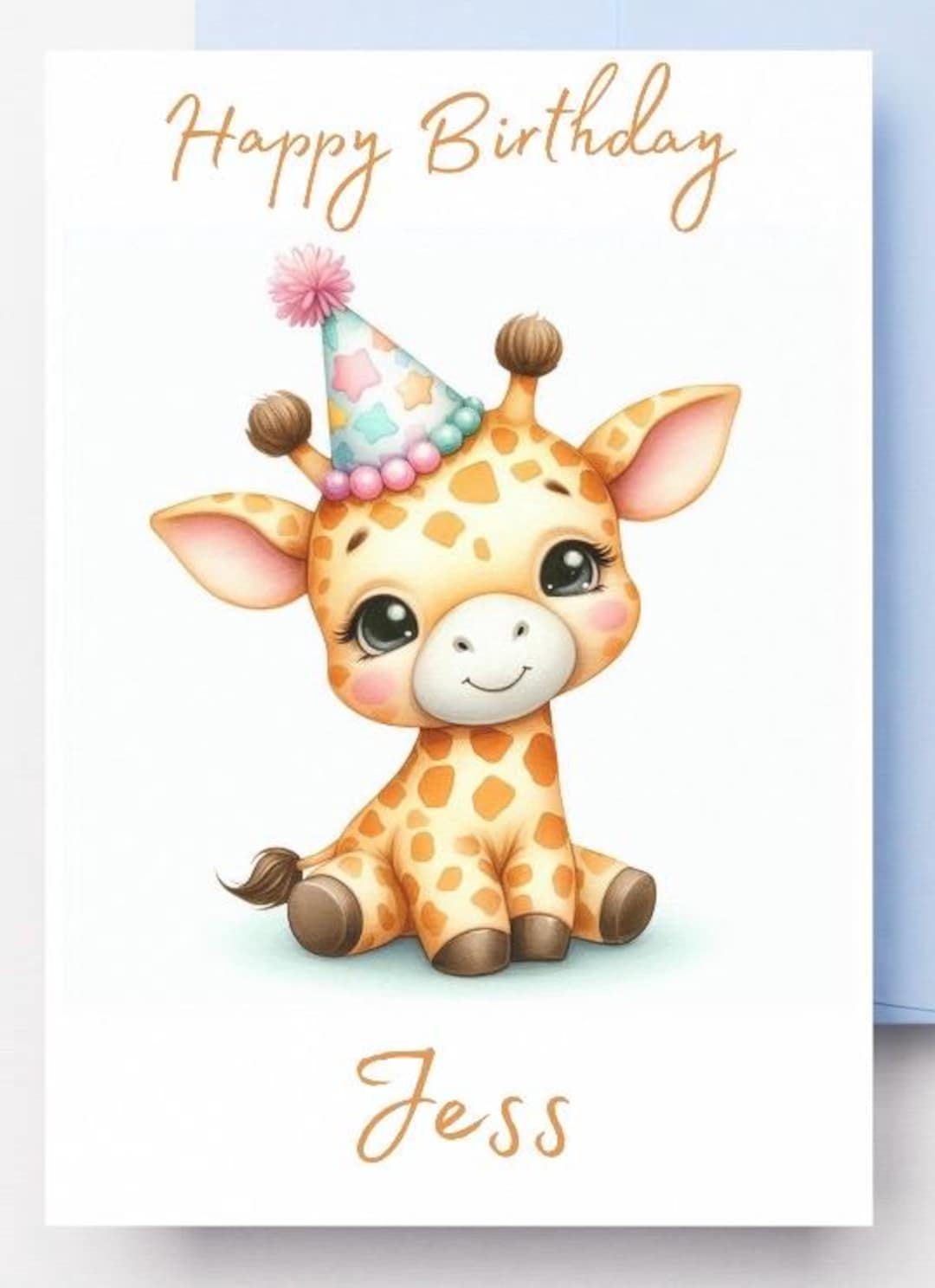 Happy Birthday Card, DIGITAL Download, Personalised Printable Birthday ...