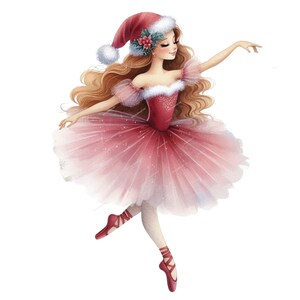 Christmas Ballerina Clipart, Dancer Clip Art, PNG Ballet Dancer ...