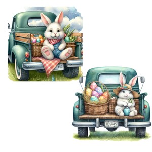 Easter Bunny Clipart Bundle, Easter Clipart, Easter Graphics, Easter ...