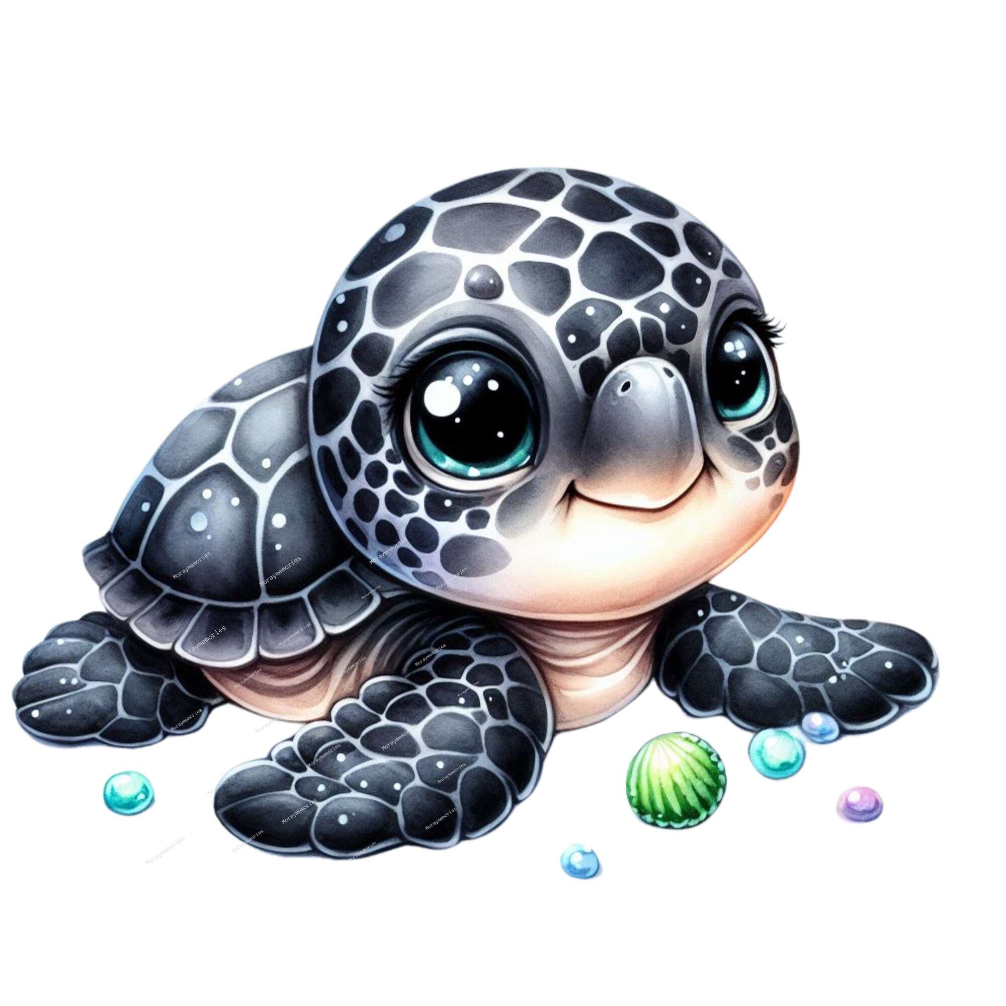 Adorable Baby Turtle PNG Bundle for Sublimation & Clipart Lovers,sea ...
