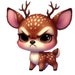 Funny Grumpy Deer Clipart, High Quality Transparent Pngs, Instant ...