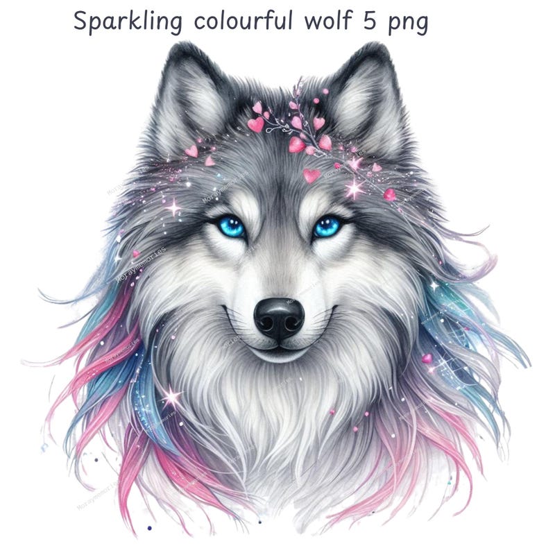 Wolf Cute Design - Etsy UK
