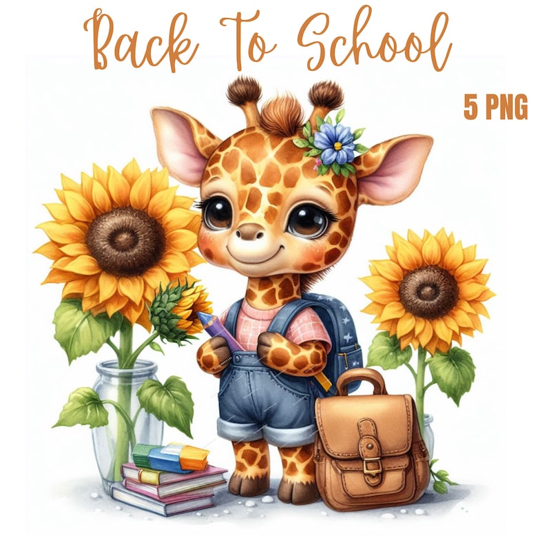 Giraffe Clip Art - Etsy