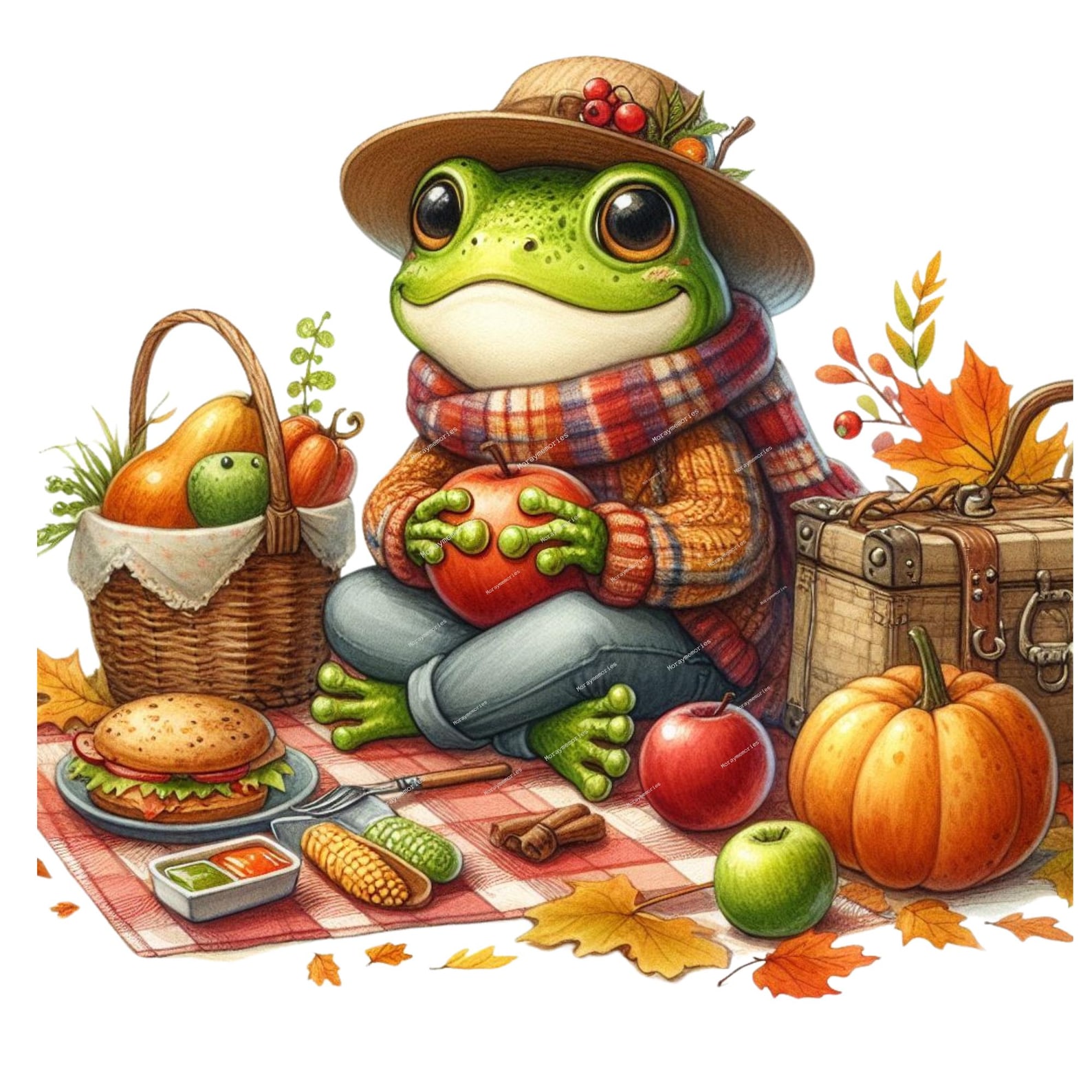 Watercolor Cute Frogs Clipart, Frog PNG, Watercolor Cute Animals ...