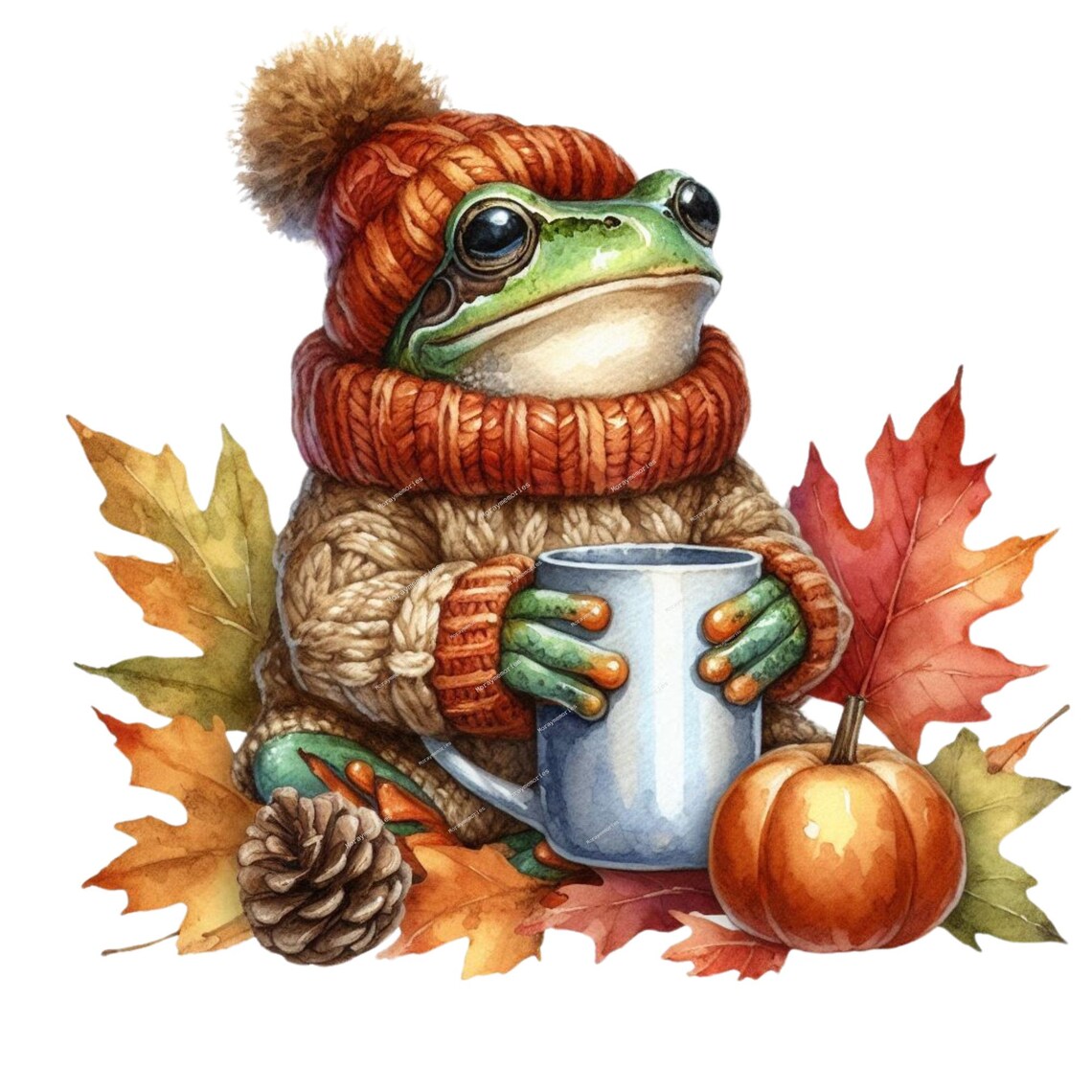 Watercolor Cute Frogs Clipart, Frog PNG, Watercolor Cute Animals ...