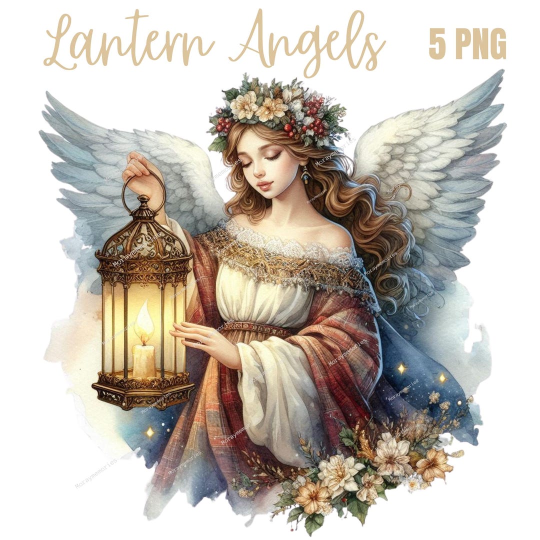 Lantern Angel Clipart, Halo Clipart, Heaven Clipart, Pastel Angel PNG ...