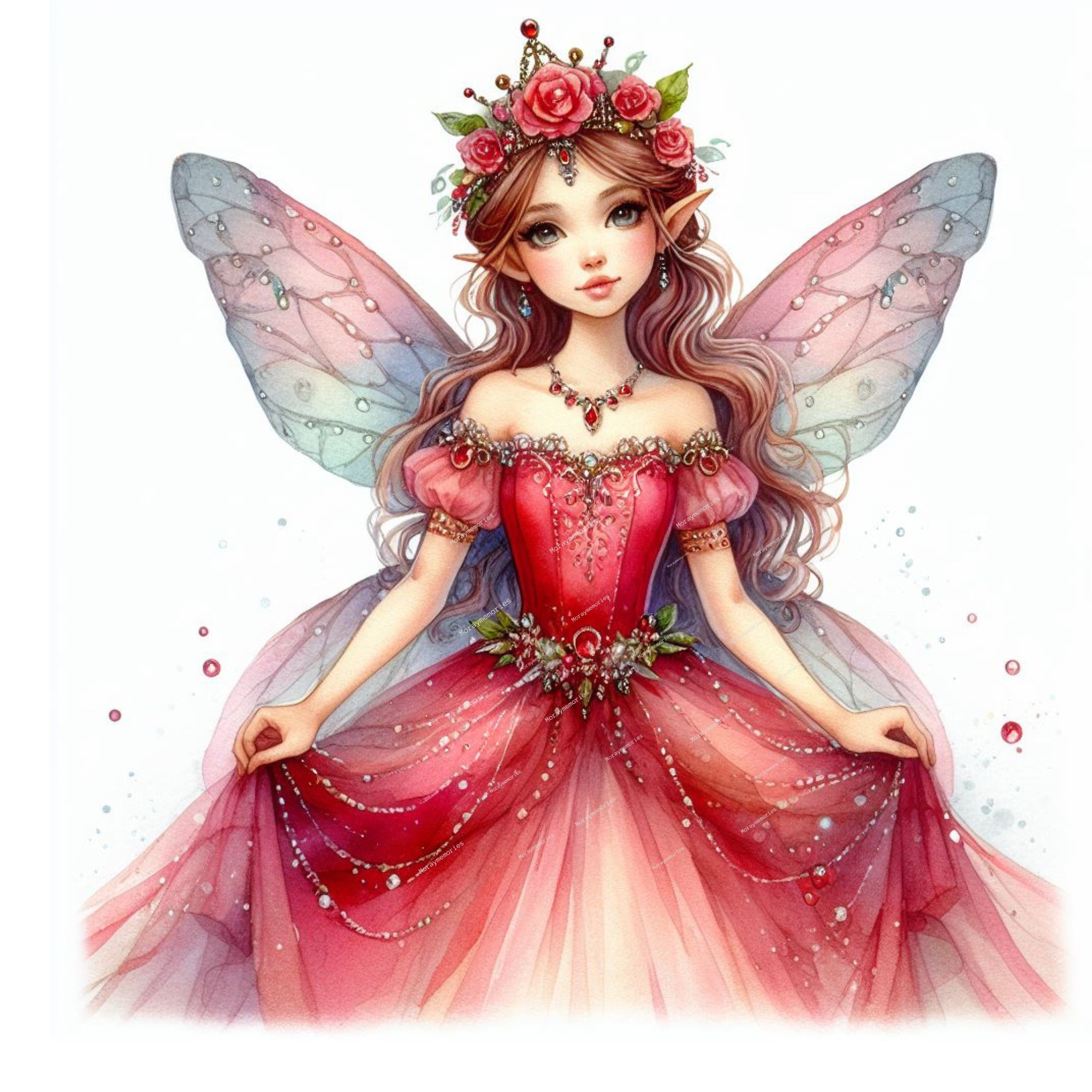 Princess Fairy Clipart Bundle, Fairy Png, Fairy Illustration Png,mixed ...