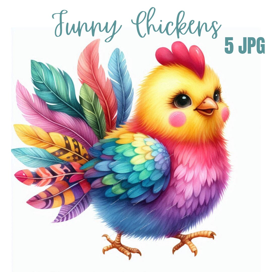 Funny Chicken, Crazy Chicken, Farm Chicken, Chicken Sublimation, Funny ...