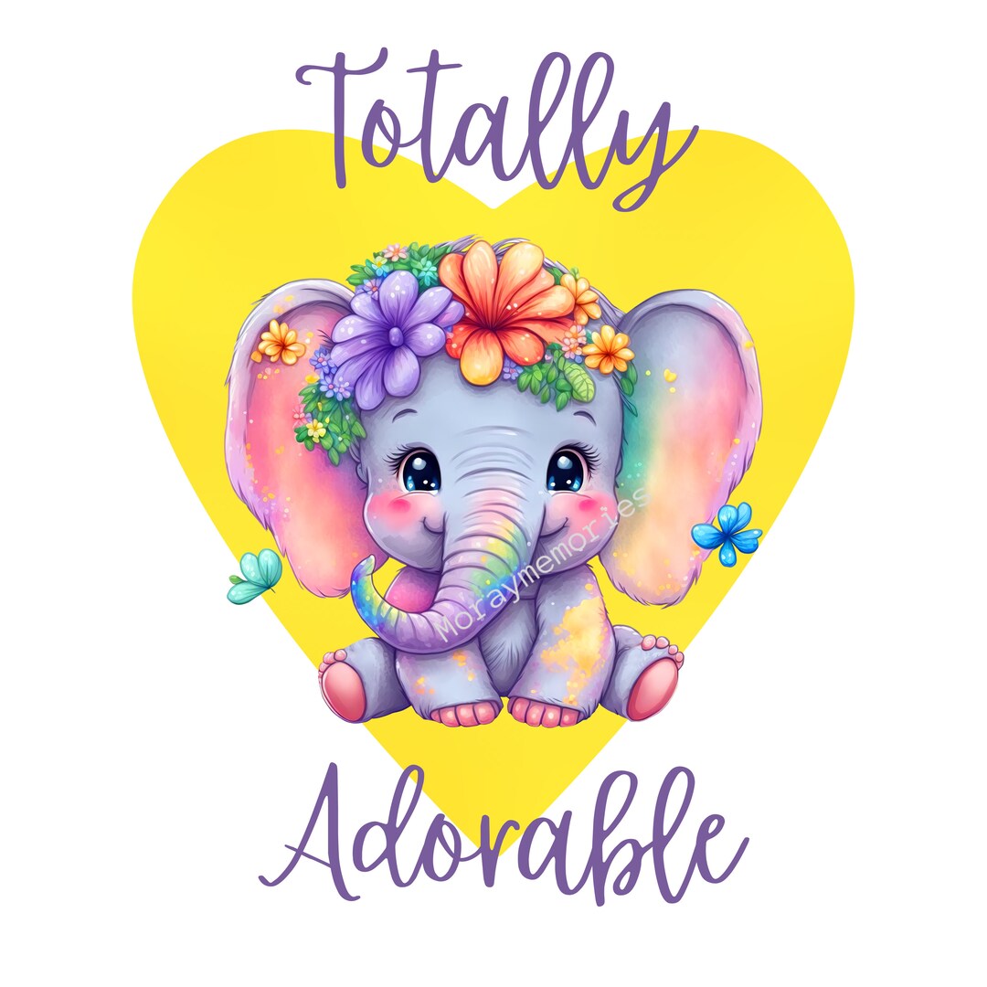 Elephant, Totally Adorable Png, Baby Boy Png, Newborn Design, Kids ...