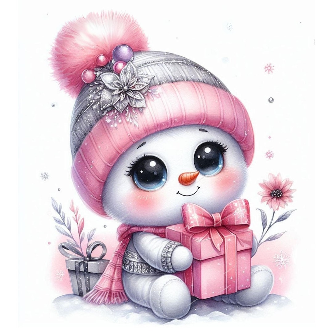 Cute Baby Snowman Clipart,christmas High Quality Jpgs, Quirky Snowman ...
