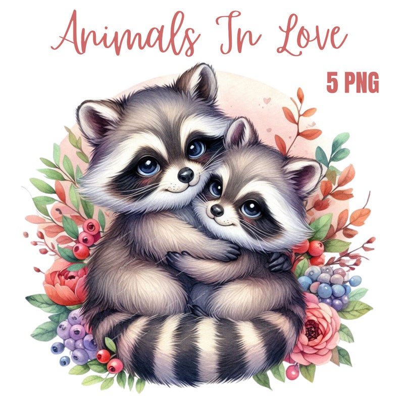 Cute Animals in Love Clipart,high Quality Pngs, Teddy Png Nursery Art ...